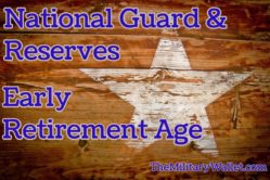 National Guard and Reserve Early Retirement Age
