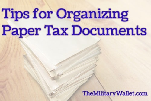 Tips for Organizing Your Tax Documents and Records