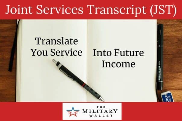 Joint Services Transcript (JST) — How You Can Translate Your Military ...