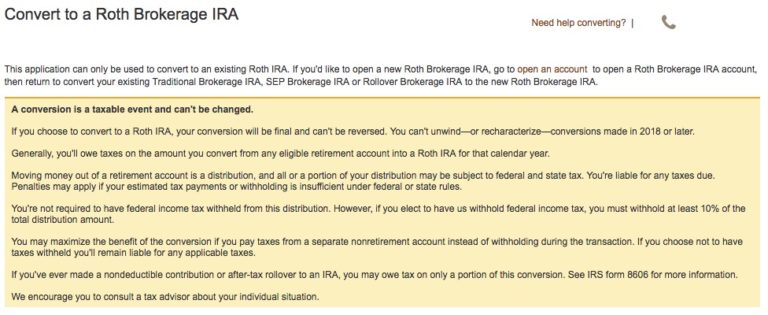 How to Convert a Roth IRA at Vanguard - An Illustrated Tutorial